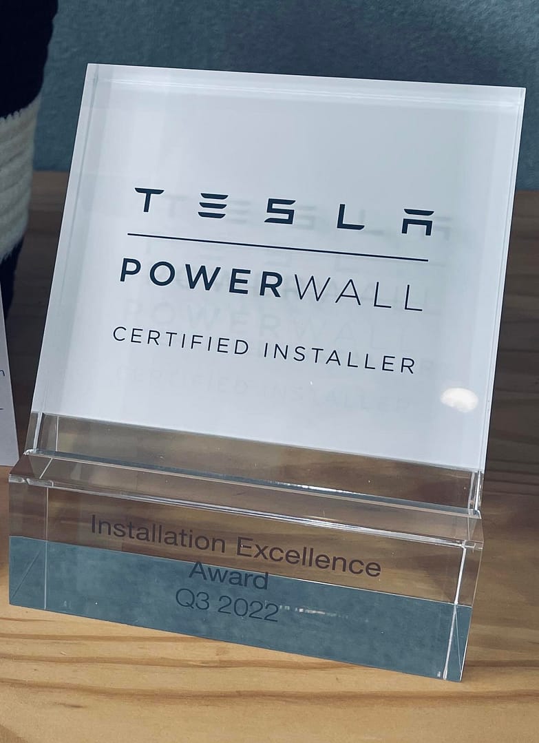 Tesla National Installation Excellence Award Winner